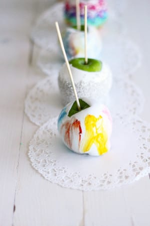 How to make Colorful Candy Apples | My Wife Makes