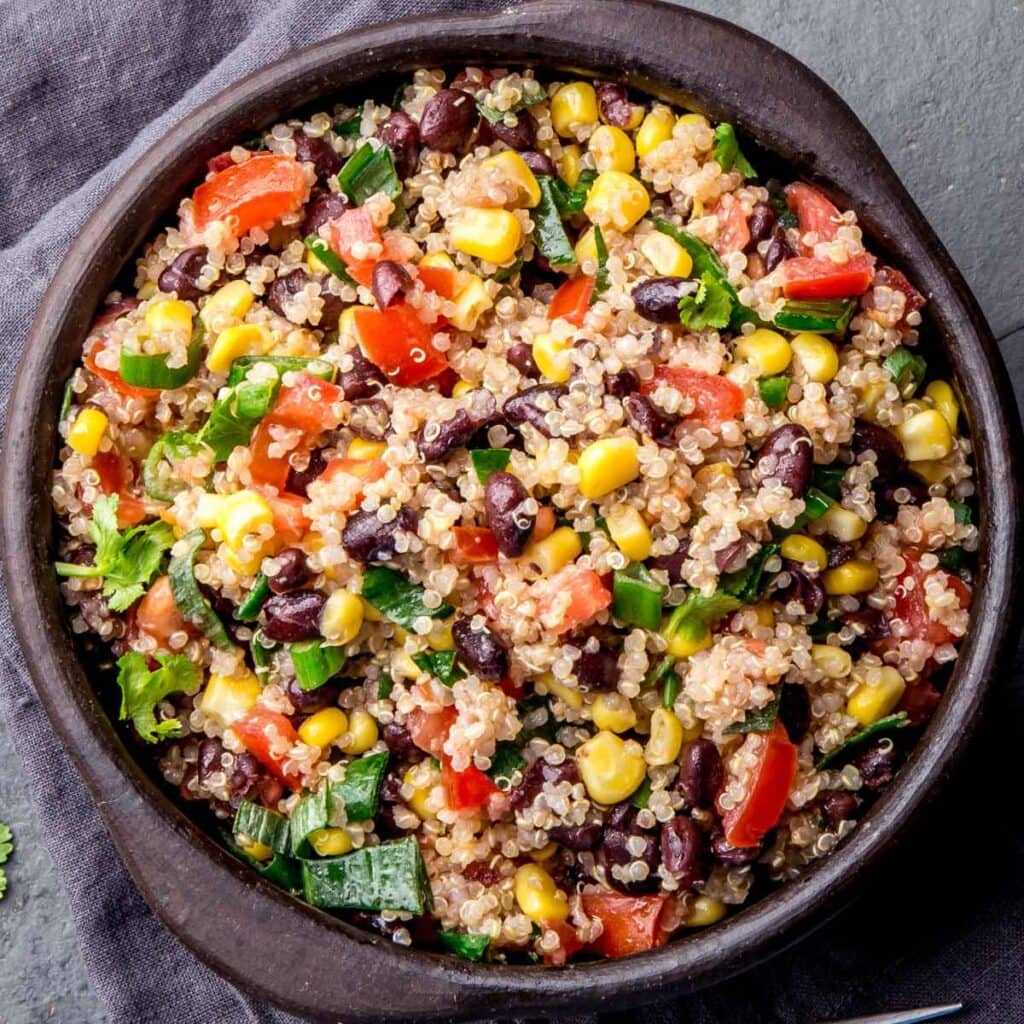 Mexican Quinoa (One Pot 10 Minute Recipe!)- CVK