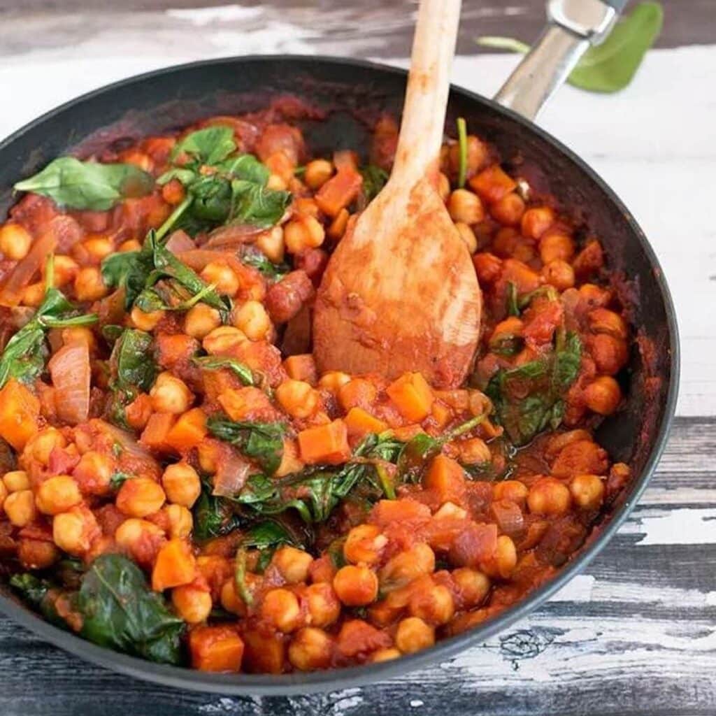 Chickpea Stew {Cozy, Comforting, And FAST!}